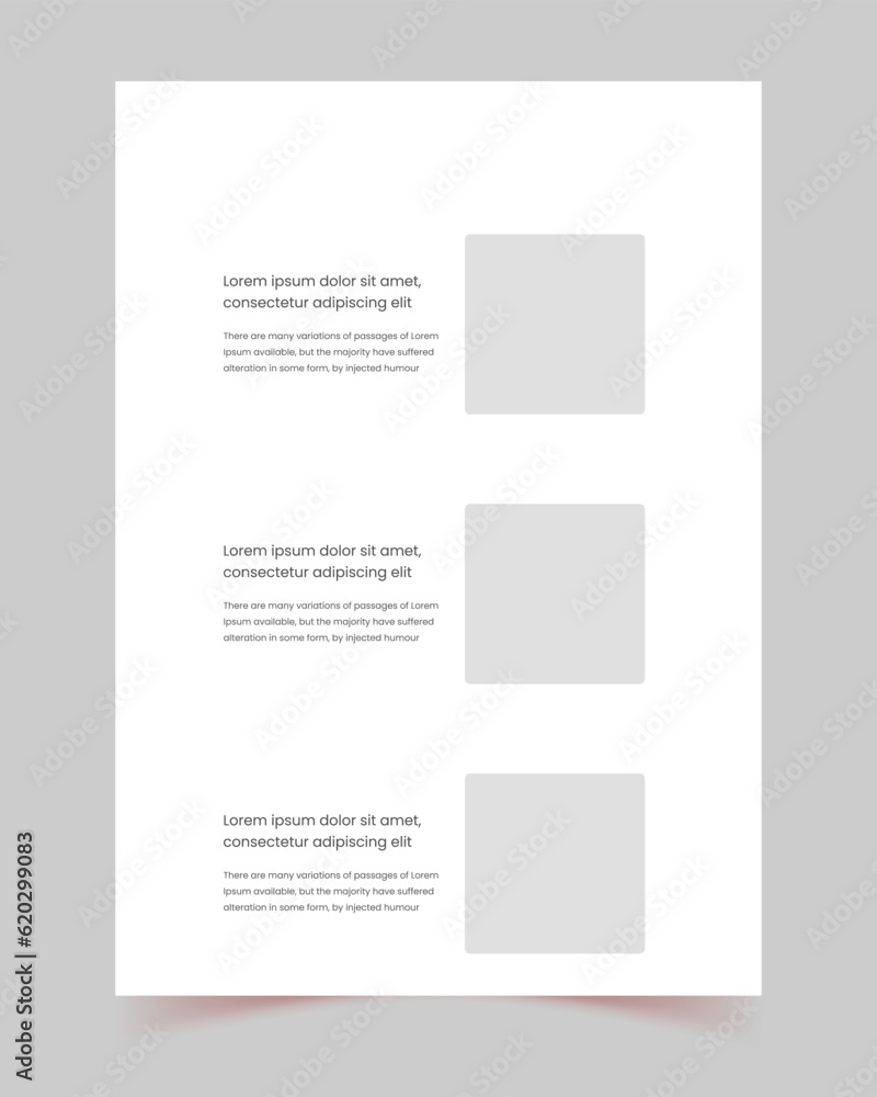 flyer, template layout design with cover page for company profile ...