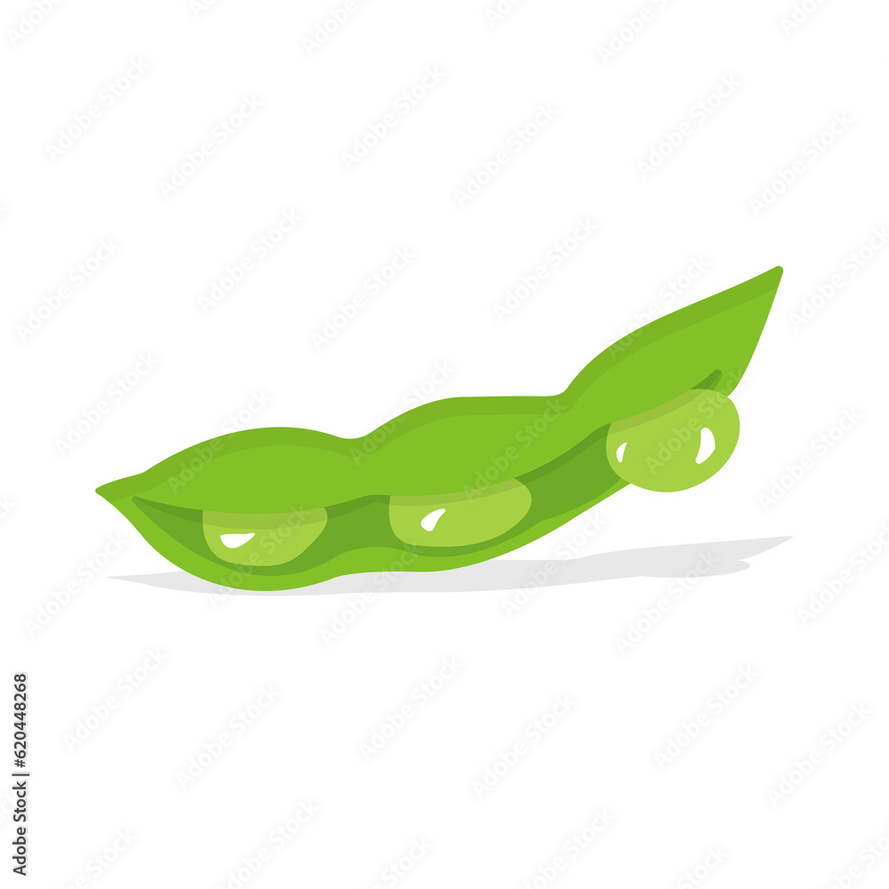 vector Illustration Edamame, Peas Clipart, Green Beans PNG clipartwith ...