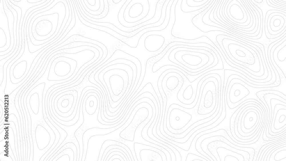 Modern design with White background with topographic wavy pattern ...