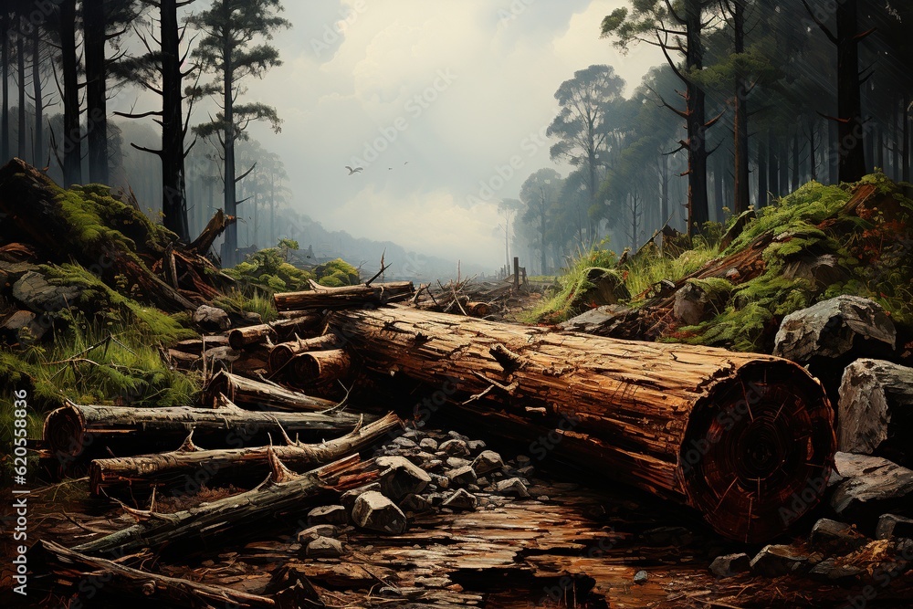 Deforestation in tropical regions. Influencing how water vapor forms ...