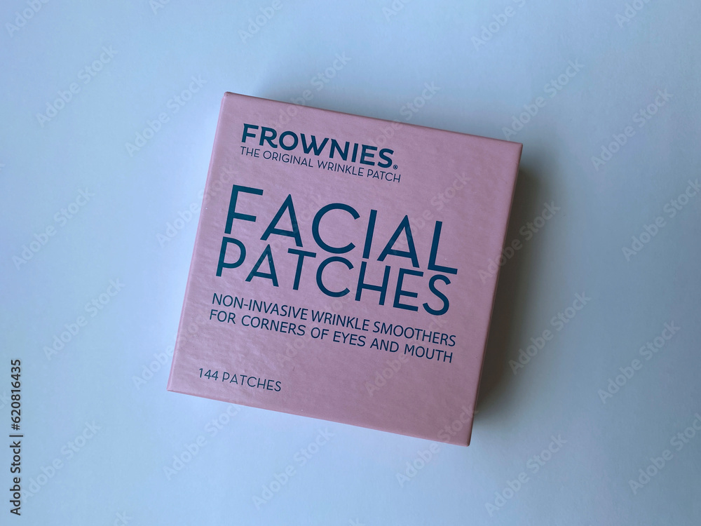 IRPEN, UKRAINE, JULY 6 2023, Frownies Facial Patches for Corners of ...