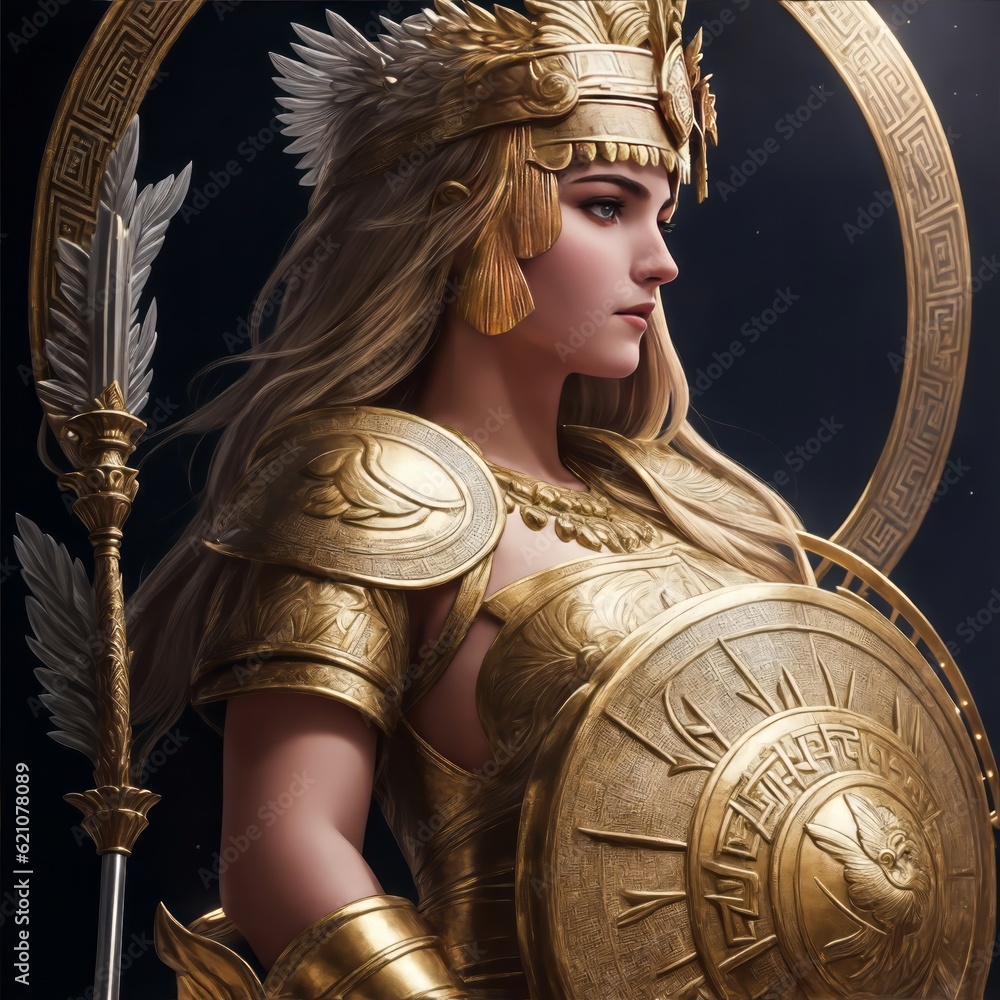 Athena the Greek Goddess of reason, wisdom, intelligence, skill, peace ...