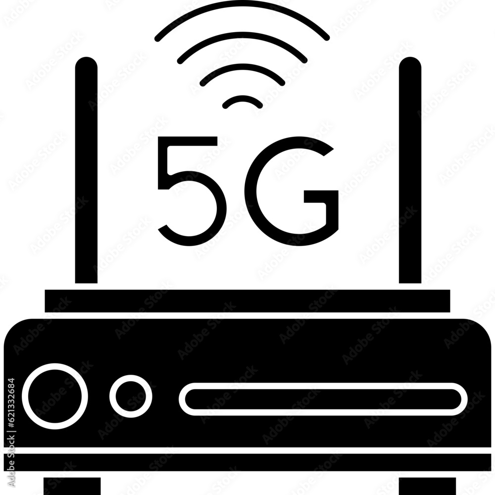 5G Router icon logo vector illustration Stock Vector | Adobe Stock