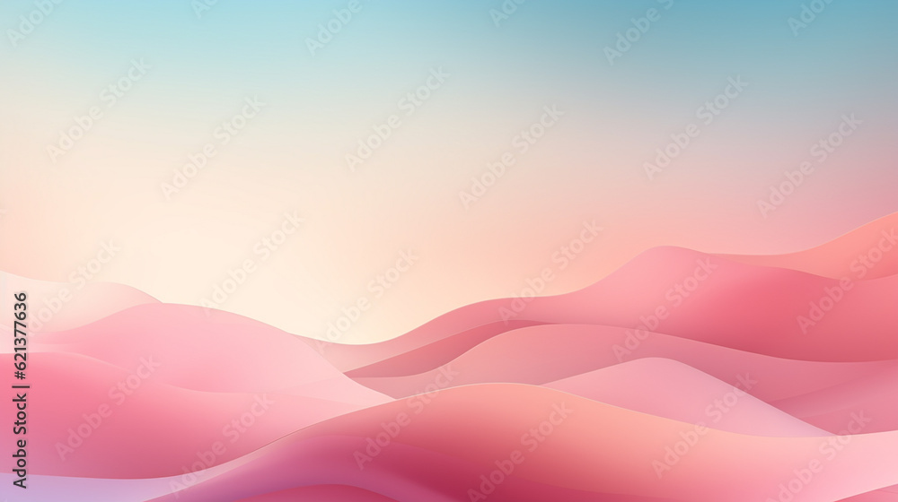 pastel gradient background landscape Stock Illustration | Adobe Stock