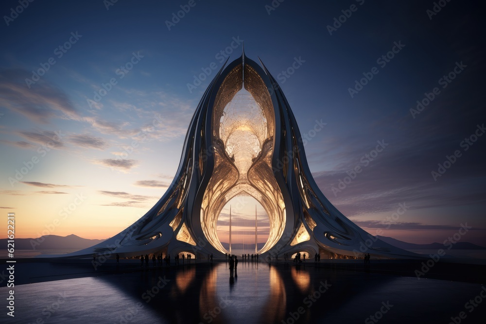 Pearly Gates. Gateway to heaven. A classic interpretation Stock Photo ...