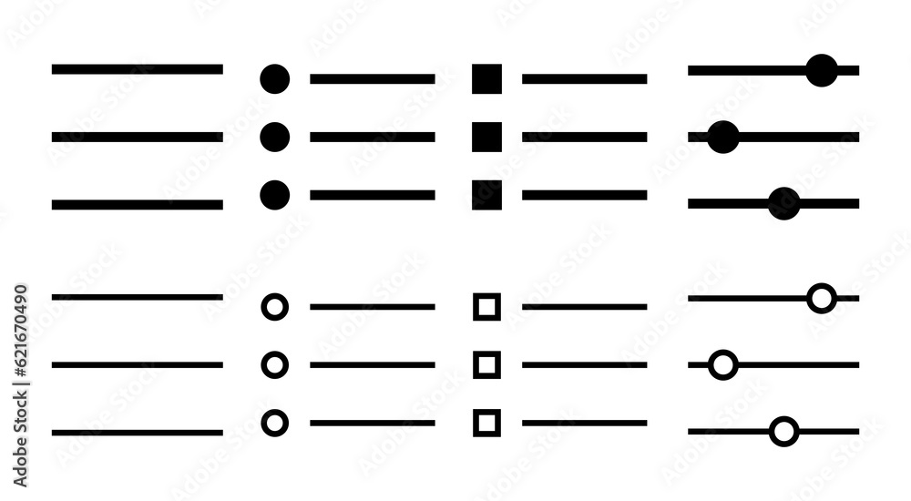 Menu Icon set illustration. web menu sign and symbol. hamburger menu ...