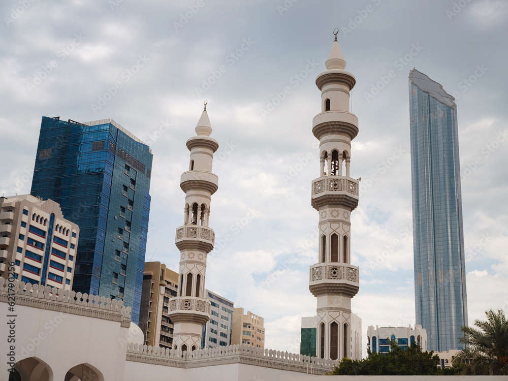 Abu Dhabi city landmarks Al Hosn modern museum celebrating the UAE ...