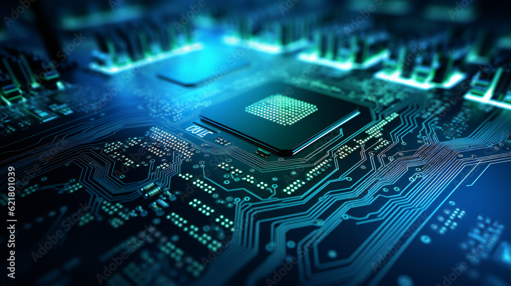 Electronic circuit board, Computer Hardware, Motherboard Stock Photo ...