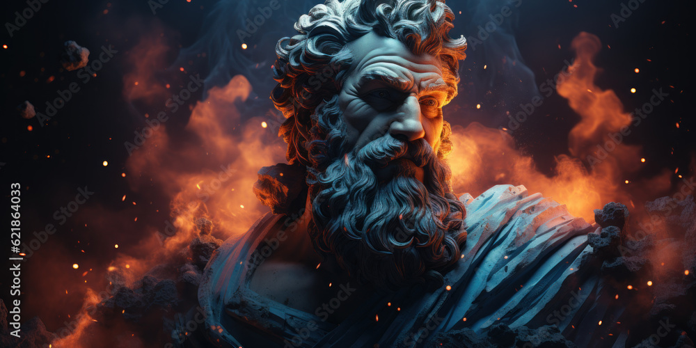 Thales of Miletus bust sculpture, Pre-Socratic Greek philosopher, mathematician, and astronomer ...