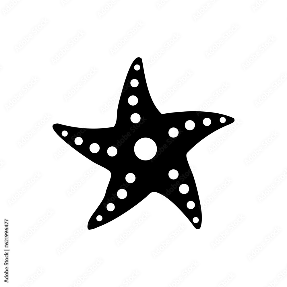 Starfish SVG, Starfish Silhouette Svg, Ocean Svg, Cute Starfish Svg ...