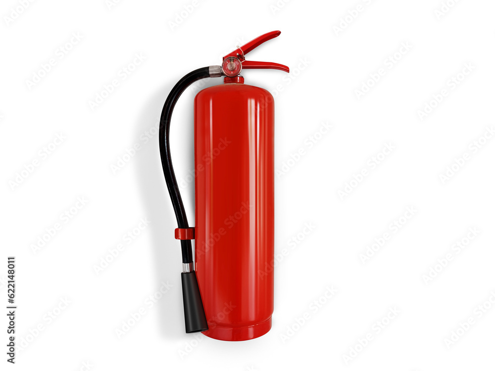 Foto de Stock fire extinguisher on wall isolated PNG transparent ...