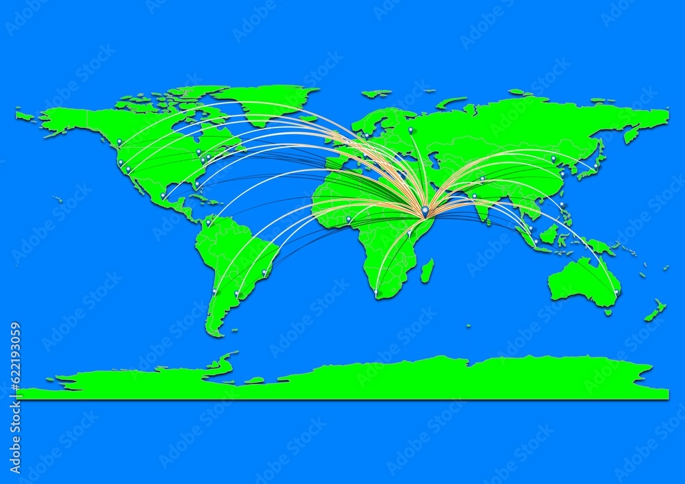 Vibrant Burao, Somaliland map - Export concept map for Burao ...