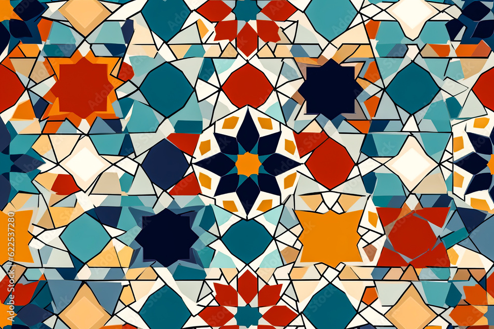 Spectacular Moroccan national symbols, embracing minimalist zellige ...