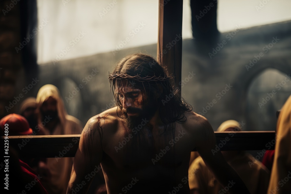 Jesus Christ. Crucifixion. Passion. Gospels Stock Photo | Adobe Stock