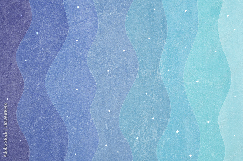 Modern Japanese washi paper texture background with abstract wave ...