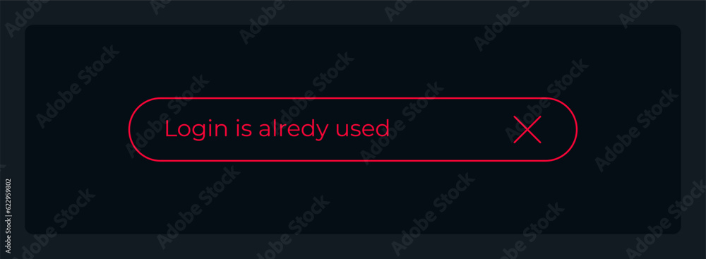 Login already used UI element template. Editable isolated vector ...