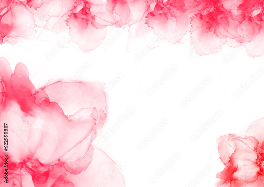 Rose frame on transparent background clipart Stock Illustration | Adobe ...