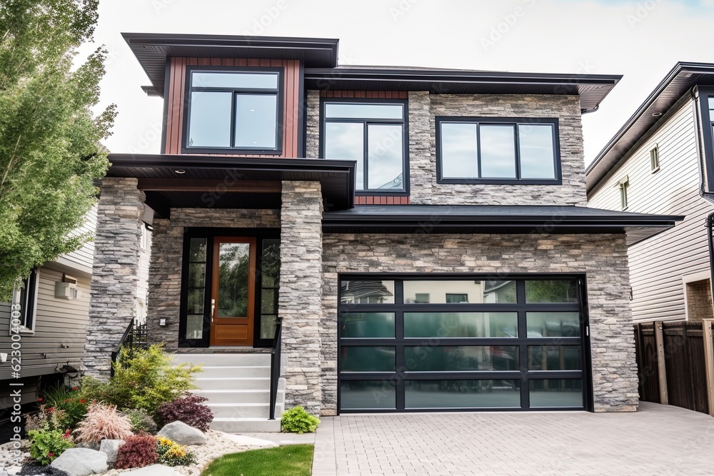 Cutting-Edge Features Define this Progressive, Brand New House with ...