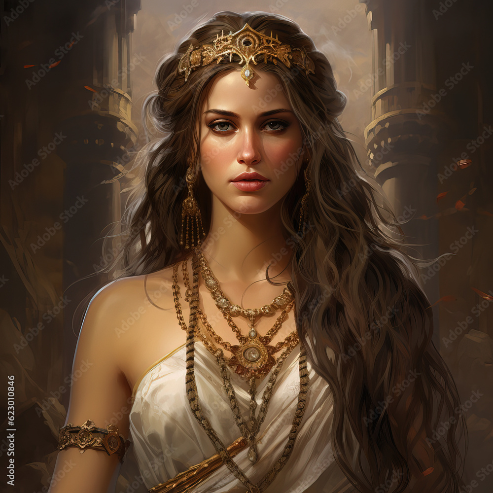 Semele Greek Princess from Greek Mythology. Zeus Lover. Dionisio Mother ...