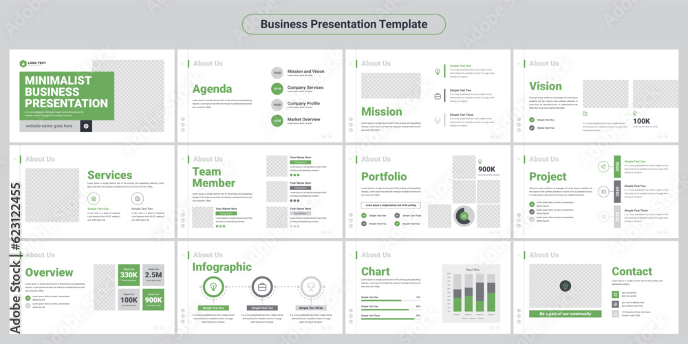Creative business PowerPoint presentation slides template design. Use for modern keynote ...