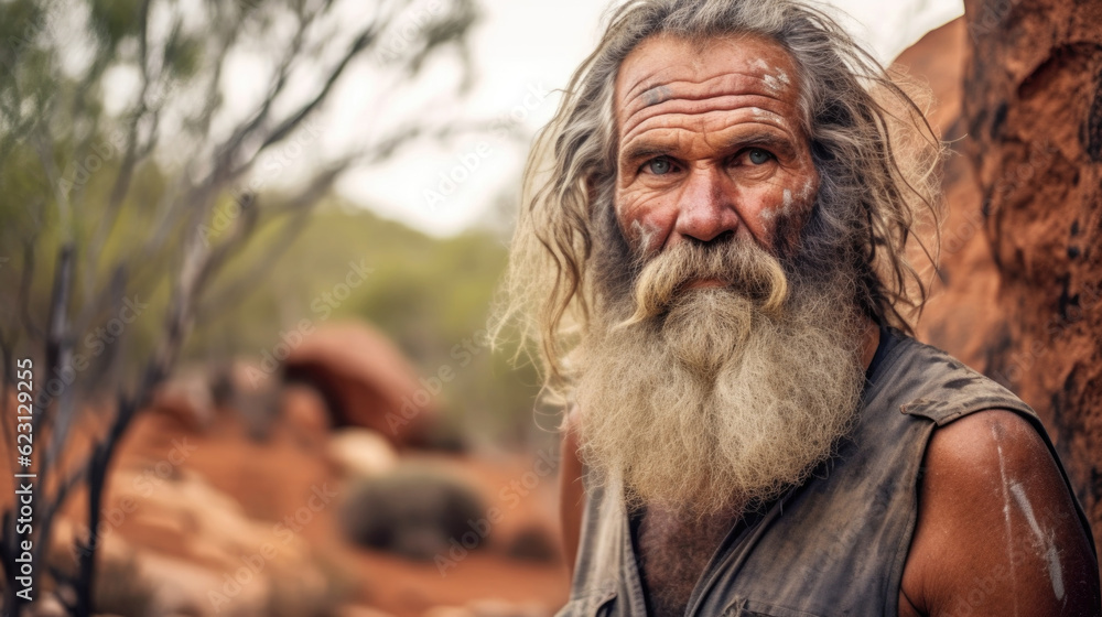 An intriguing Australian male hermit, living in seclusion amidst the ...