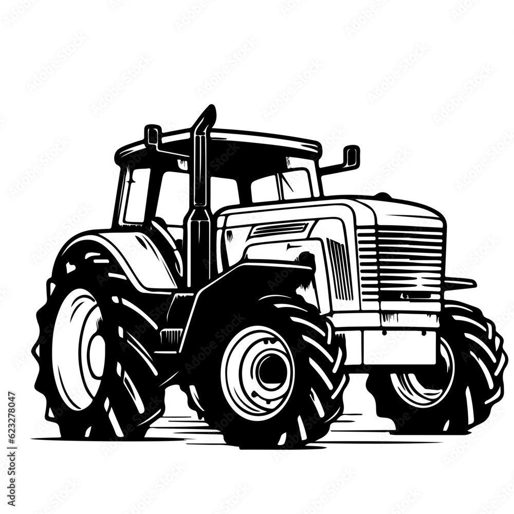 Vector de Stock tractor svg, farm tractor svg, farm svg, tractor svg ...