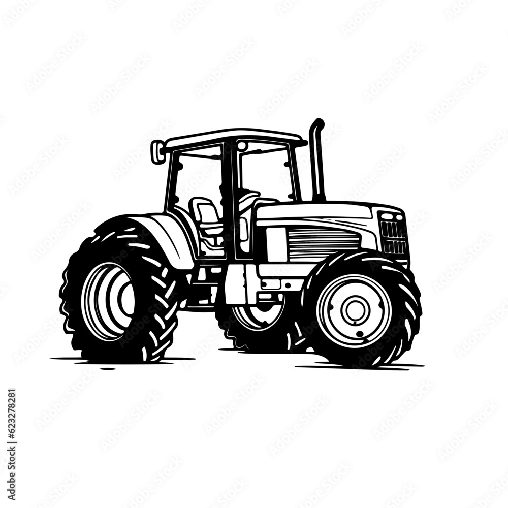 Vetor tractor svg, farm tractor svg, farm svg, tractor svg file, farm ...