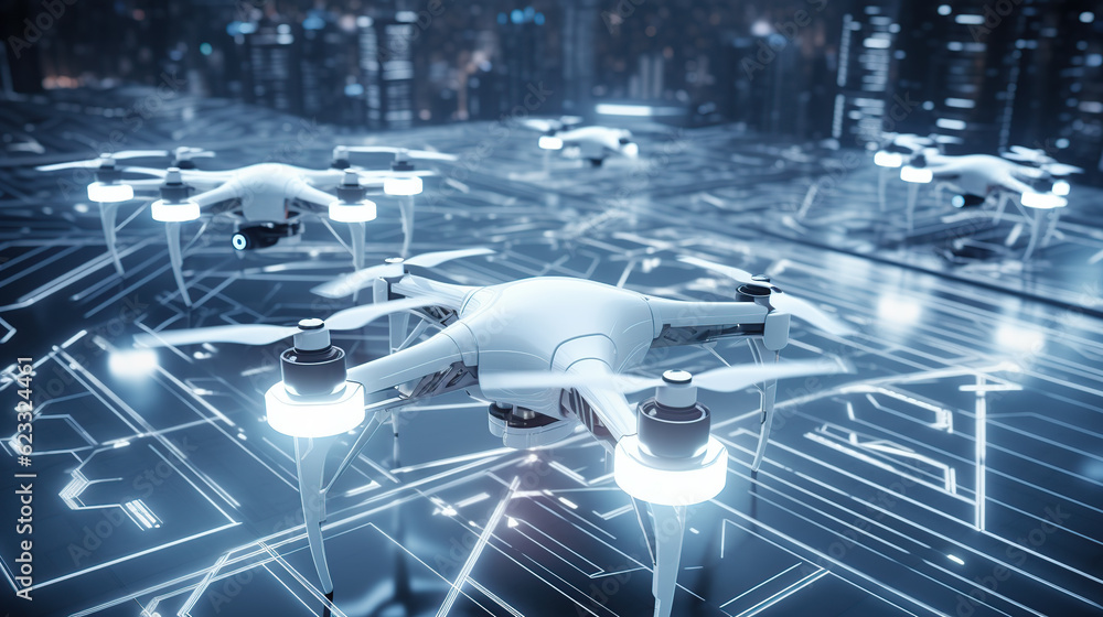 drone technology background Stock Illustration | Adobe Stock