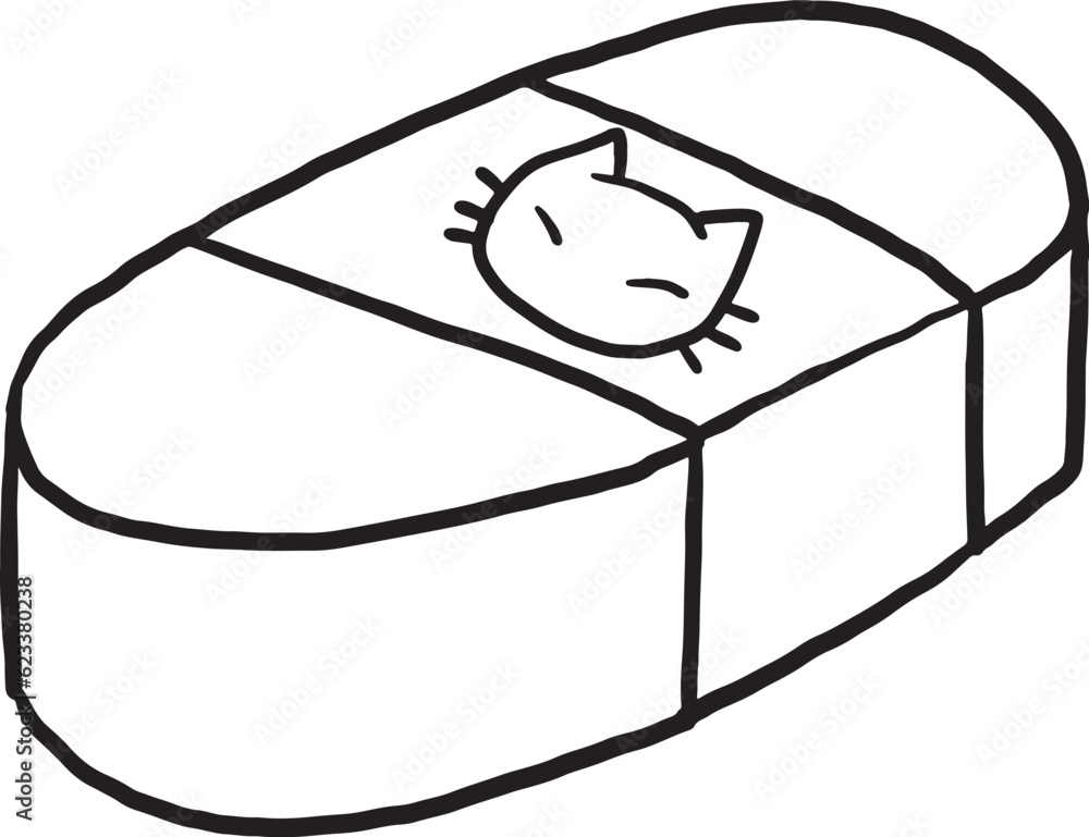 Vector de Stock eraser dotted line practice drawing cartoon doodle ...