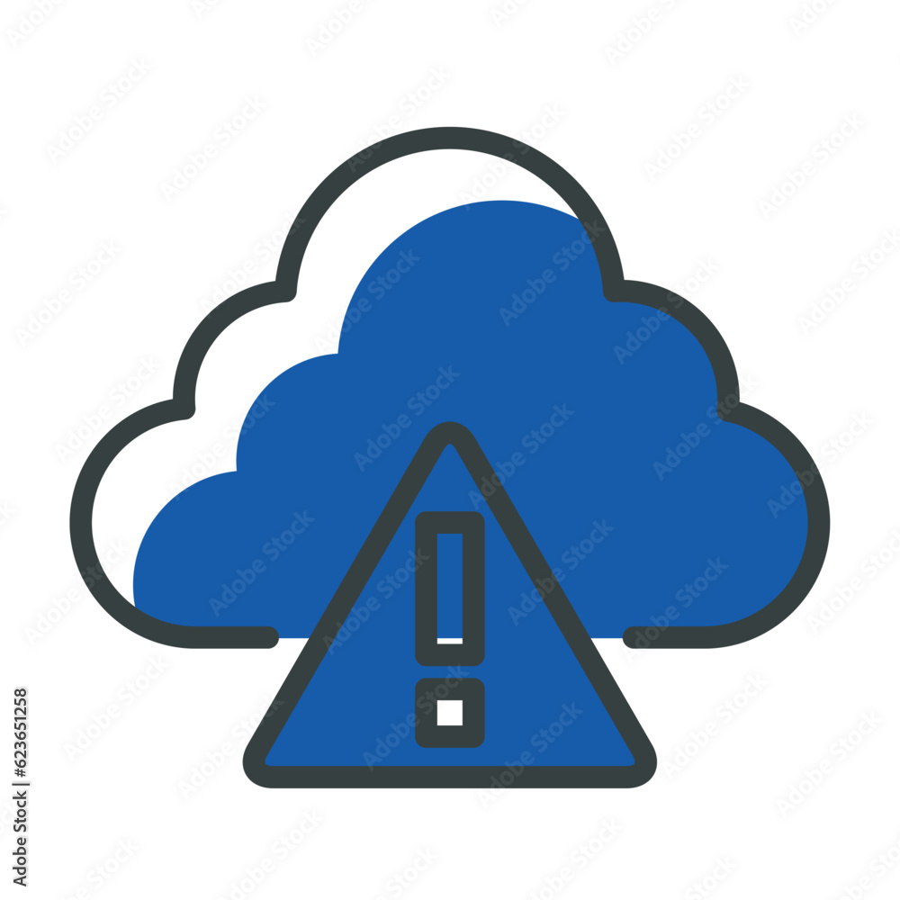 cloud computing themed icon design with several additional icons that ...