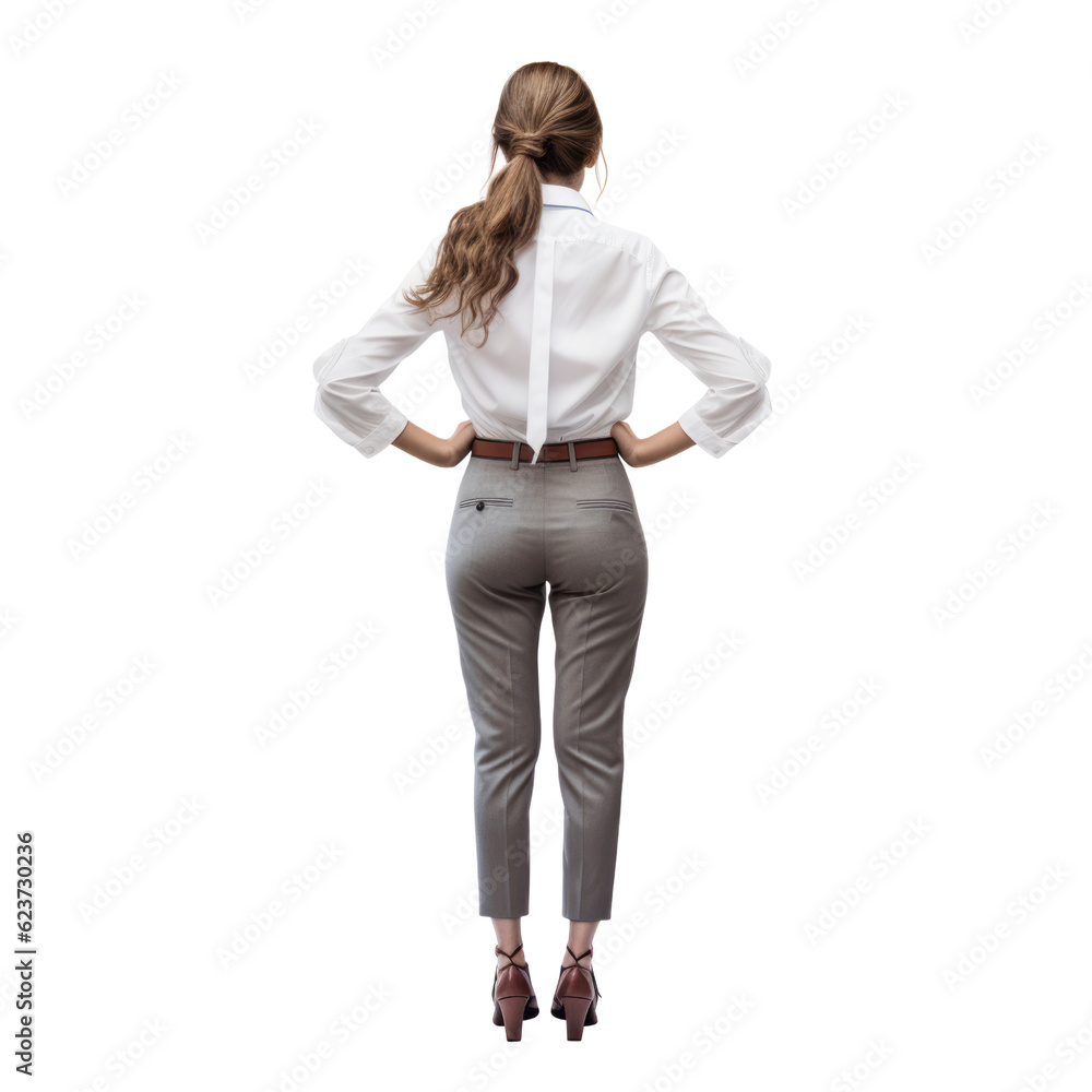 woman isolated on transparent background cutout Stock Illustration ...