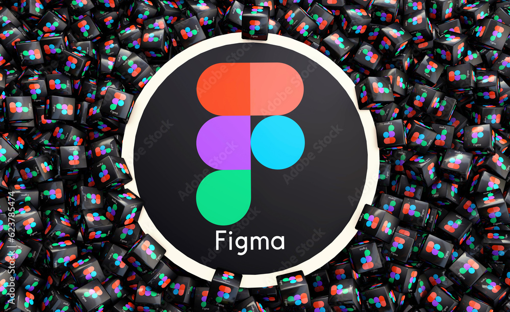 figma, figma logo, social media image - social media visual design (3D ...