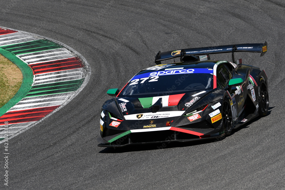 Scarperia, 7 July 2023: Lamborghini Huracan SuperTrofeo of Team DL ...