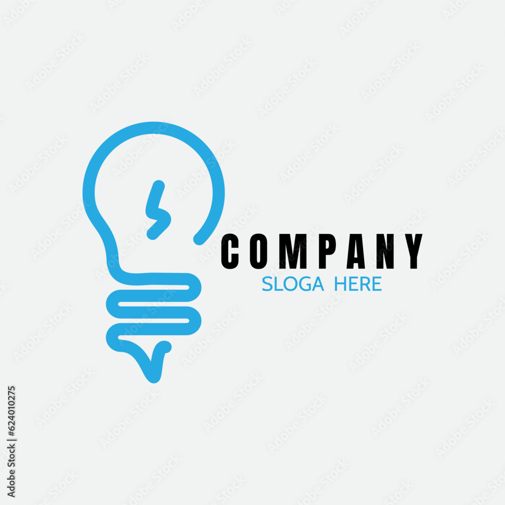 Bohlam logo Modern design template Stock Vector | Adobe Stock