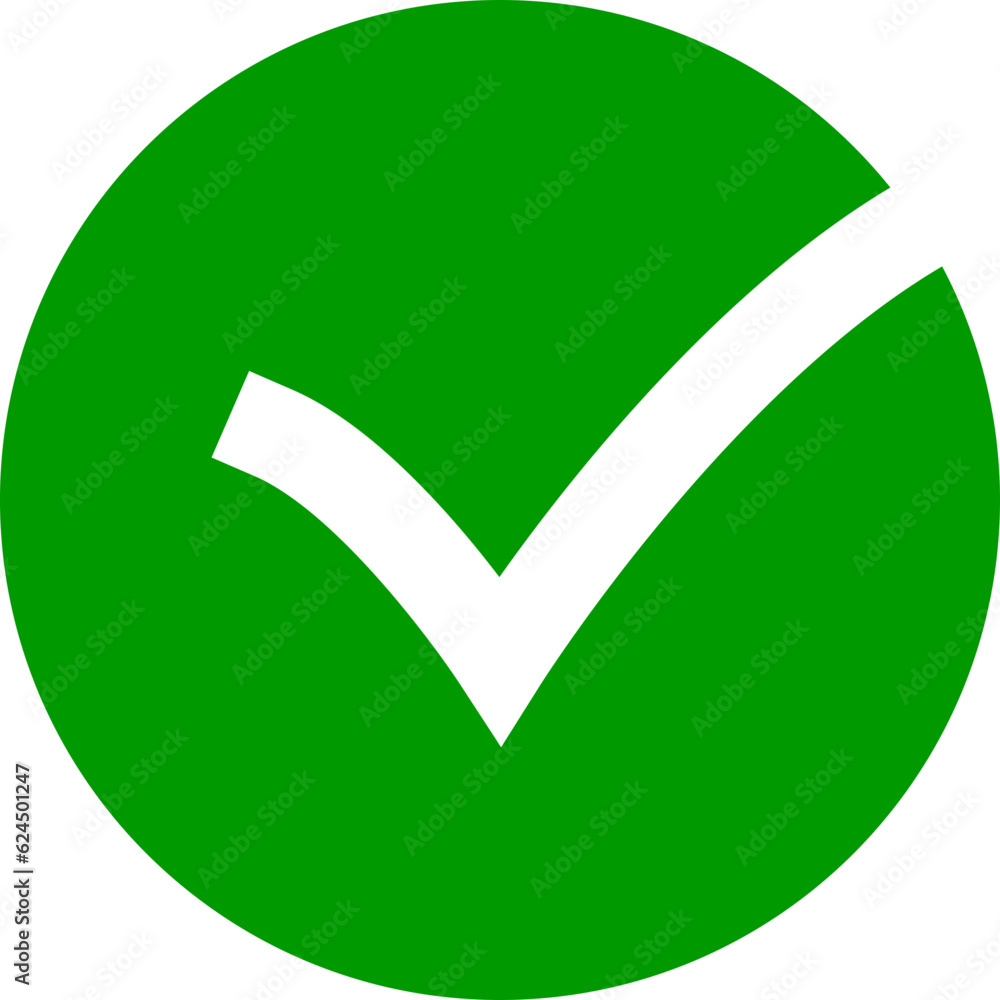 Check mark icon vector symbol design element. Stock Vector | Adobe Stock
