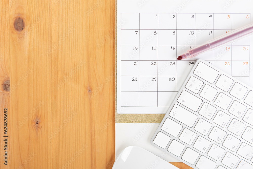 Planner Calendar and agenda reminders, work from home. for plan daily ...