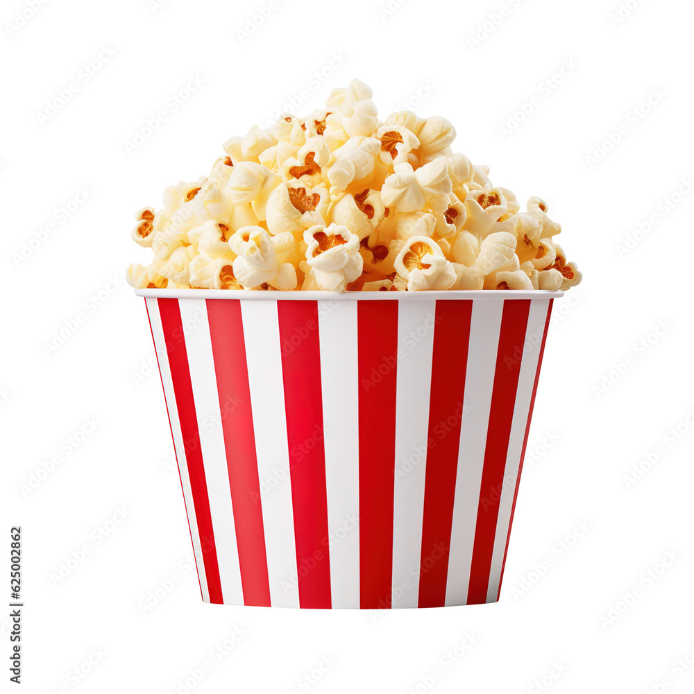 Bucket of popcorn on transparent background Remove png created with ...