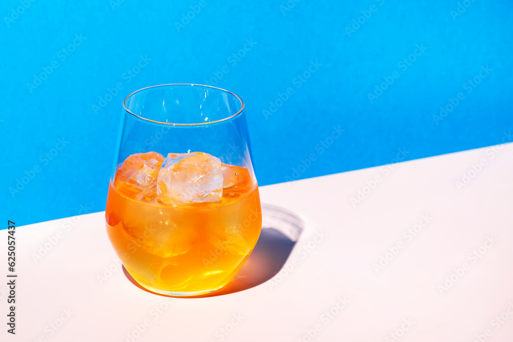 Gin fizz alcohol cocktail drink with dry gin, lime juice, sugar syrup ...