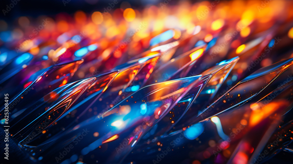 lens flare bokeh chromatic with abberation effect as background Stock ...