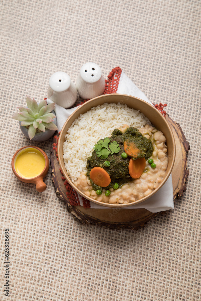 Seco con carne beef stew with white rice and beansFood buffet peruvian ...