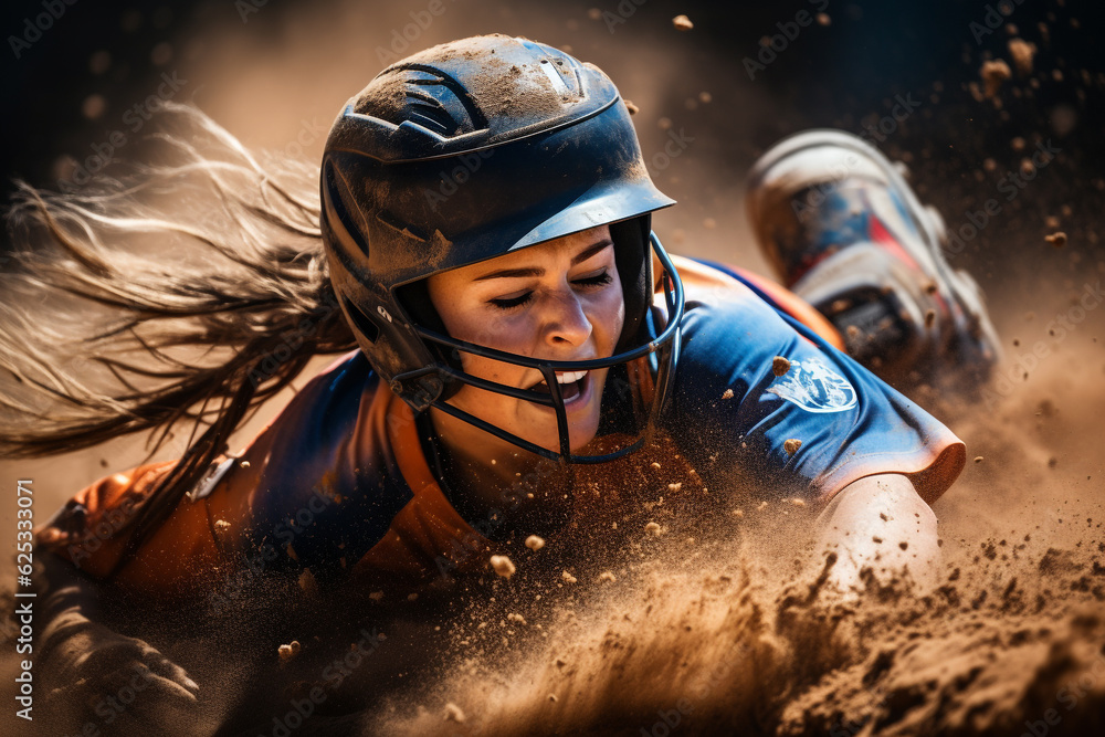 Softball Baseball. team sport with a ball, Fast pitch, Slow pitch, An ...