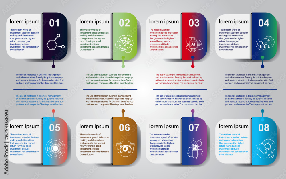 10 science templates, graphic templates, infographic design layouts ...