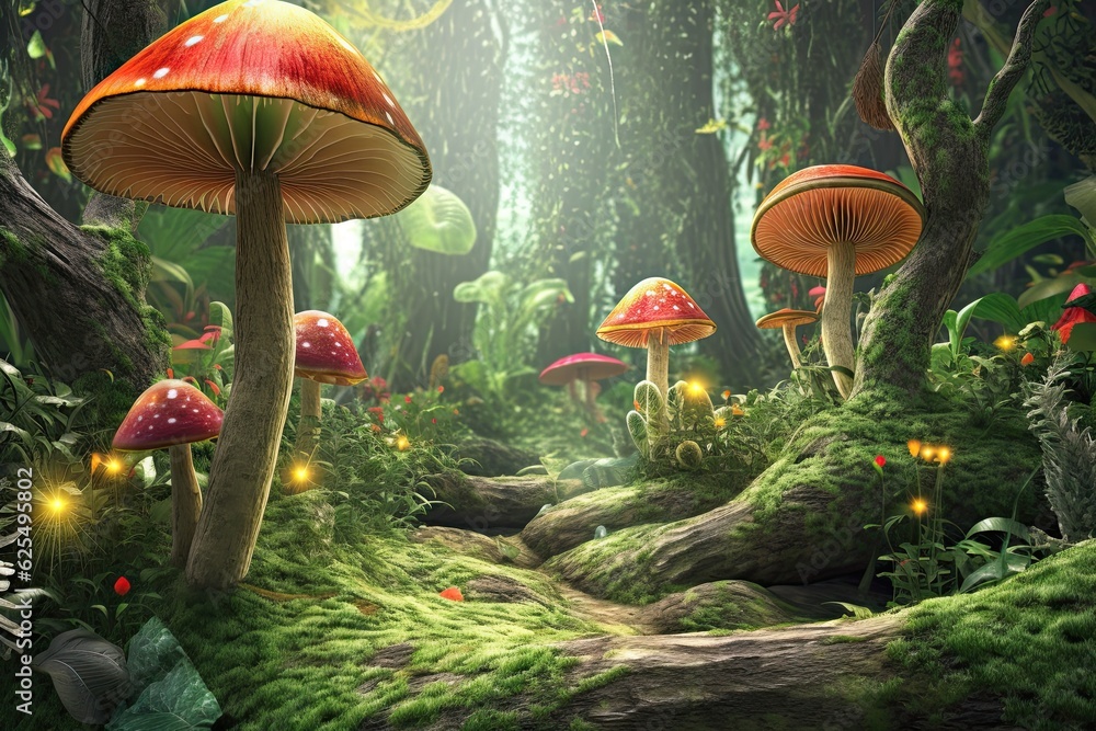 Magical Enchanted Forest: Green Screen Backgrounds With Fairies ...