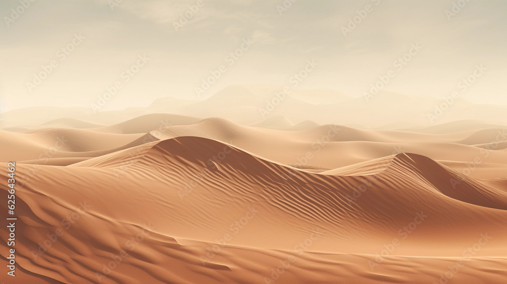 a desert landscape with grains of sand, highly detailed textures, warm ...