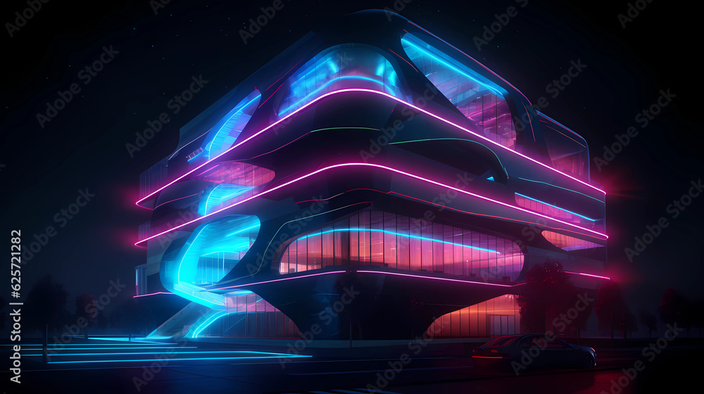 Step into a world of chromatic enigma where modern architecture ...