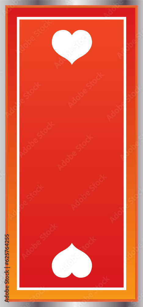 Digital png illustration of rectangle with heart symbols on transparent ...