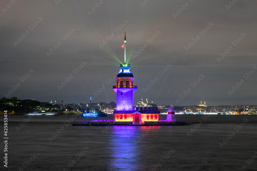 Maiden's Tower, Istanbul, Türkiye. (GIRL TOWER). Maiden's Tower has a new look. The Pearl of ...