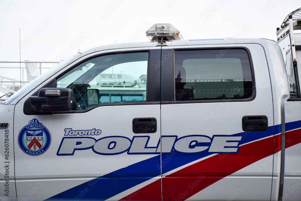 Toronto Police car closeup Stock Photo | Adobe Stock