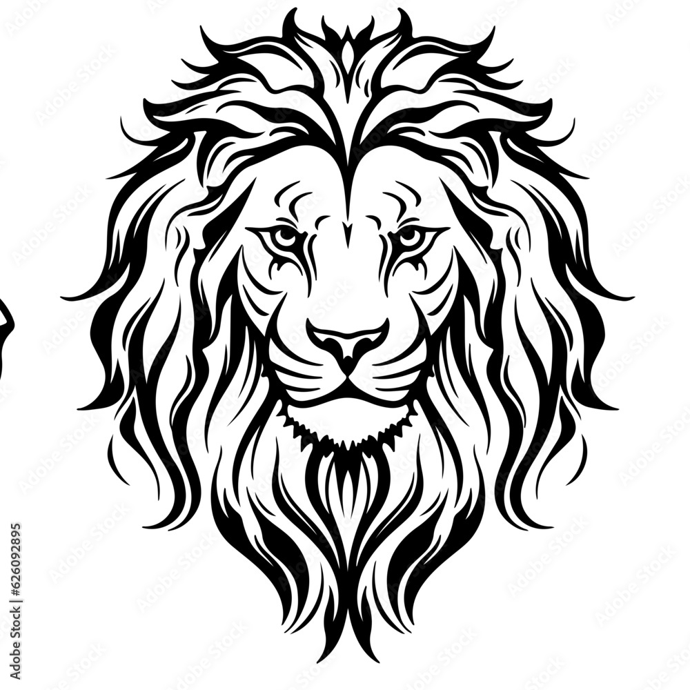 Stock-Vektorgrafik „Lion svg png bundle, Lion clipart, Lion cut file ...
