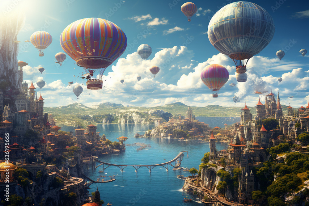 Parallel universes from other dimensions, unveiling futuristic worlds ...